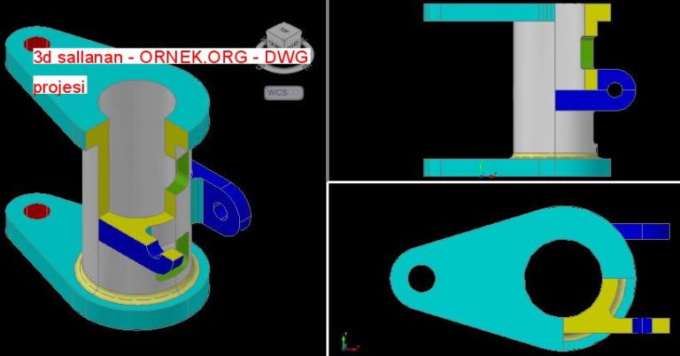robot 2d dwg projesi - Autocad Projeler