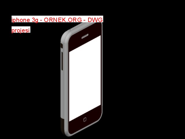 iphone 3g dwg projesi - Autocad Projeler