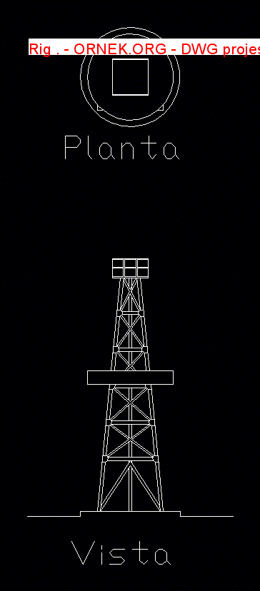 Rig . dwg projesi - Autocad Projeler