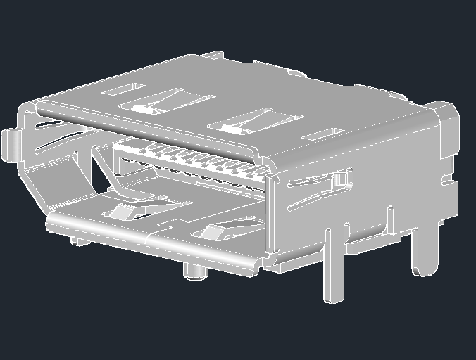 DisplayPort dwg projesi - Autocad Projeler